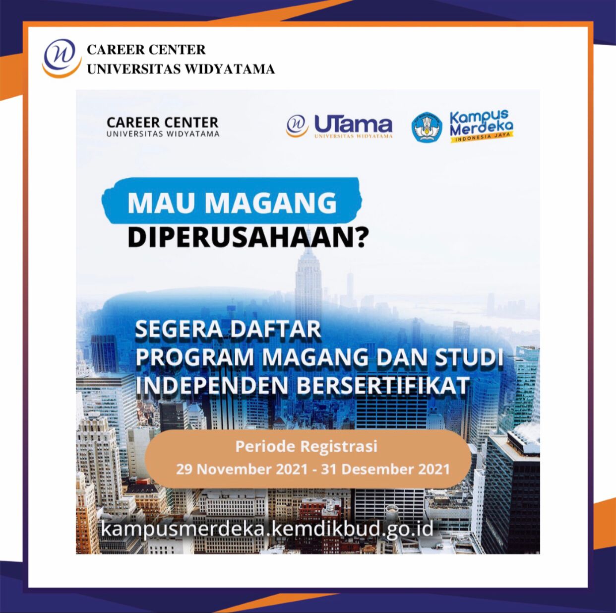 Program Magang Dan Studi Independen Bersertifikat - Career Center ...