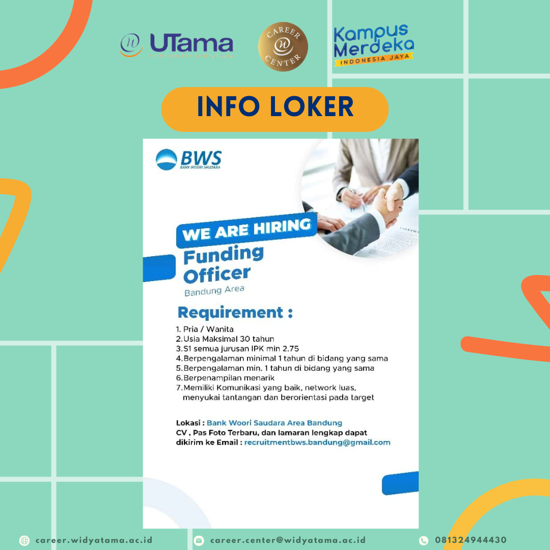 Funding Officer - Career Center Universitas Widyatama